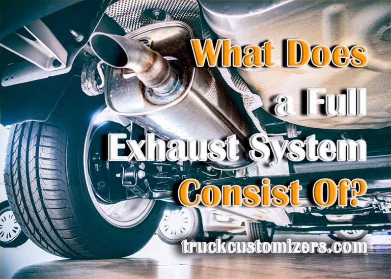 What Does a Full Exhaust System Consist Of?