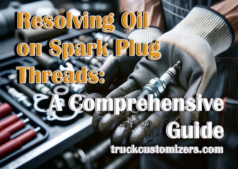 Resolving Oil on Spark Plug Threads: A Comprehensive Guide